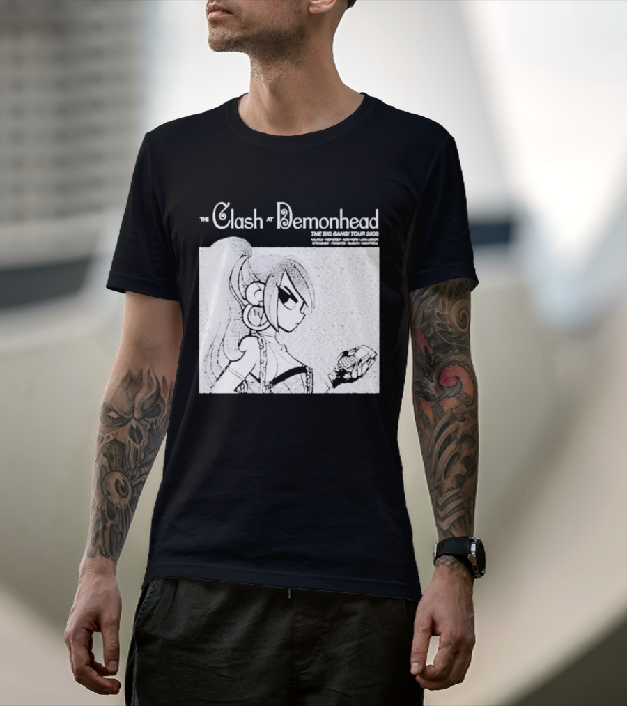 The Clash At Demonhead Tour 2006 Scott Pilgrim Vol 3 Infinite Sadness 20th Anniversary T-Shirt