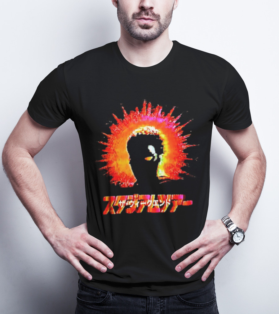 The Weeknd Cyberpunk Japanese Art Explosion T-Shirt