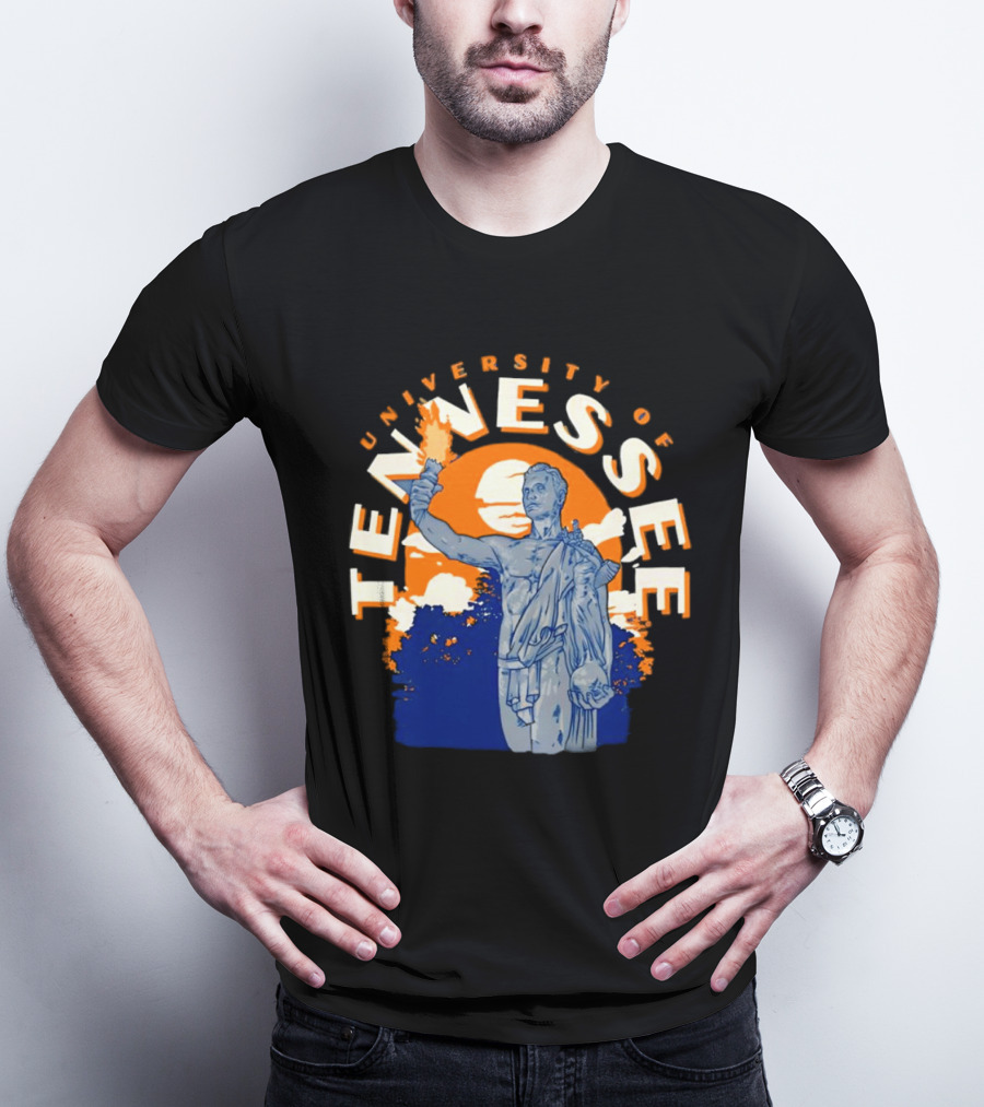 University Of Tennessee Torchbearer Sunset Scene T-Shirt