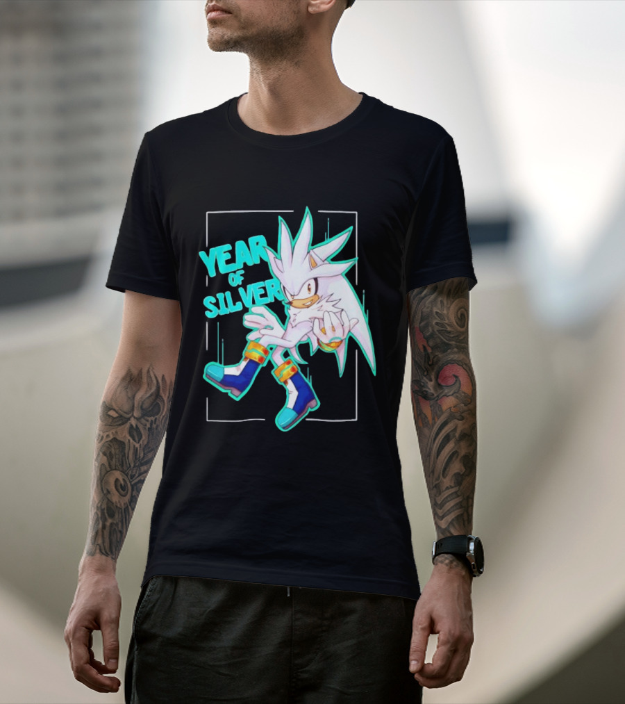 Year Of Silver Hedgehog Classic Character T-Shirt