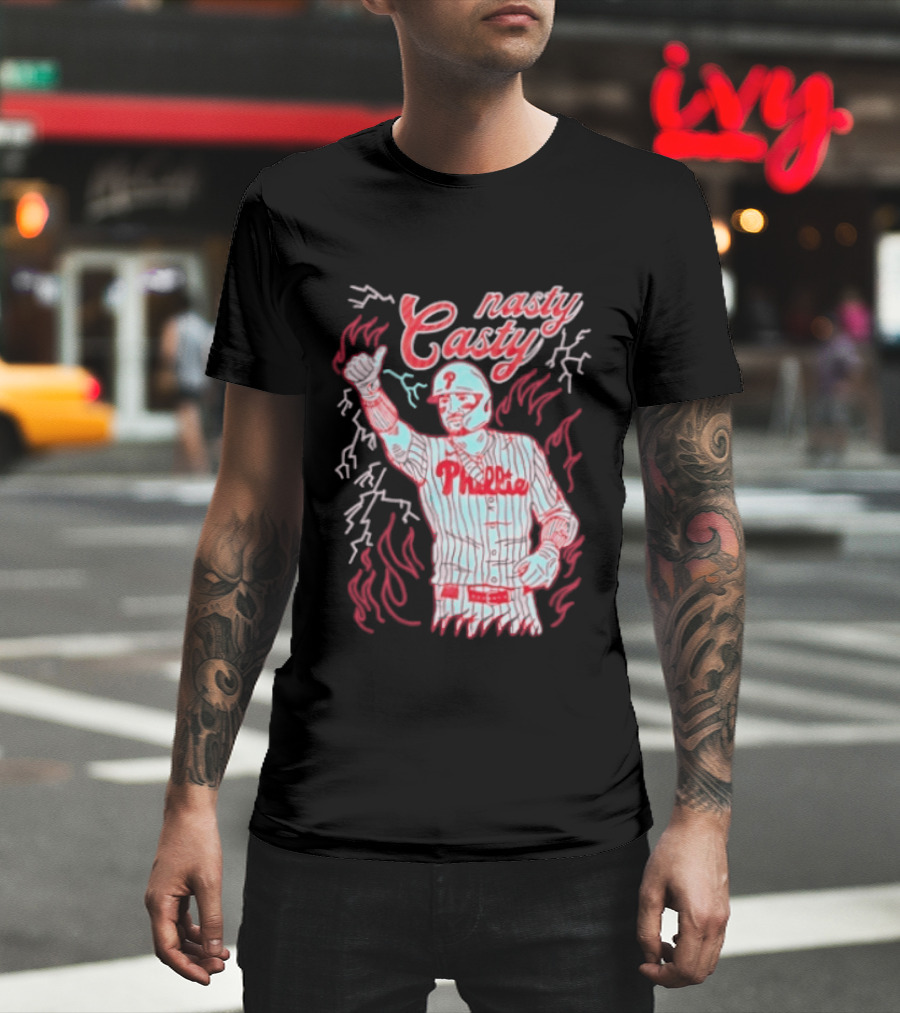Nasty Casty Philadelphia Phillies Bryce Harper T-Shirt