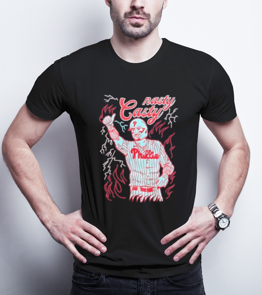 Nasty Casty Philadelphia Phillies Bryce Harper T-Shirt