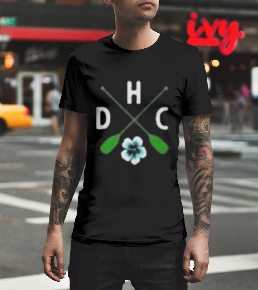 Dance Hall Crashers DHC Exclusive Hawaii Paddles And Flower T-Shirt