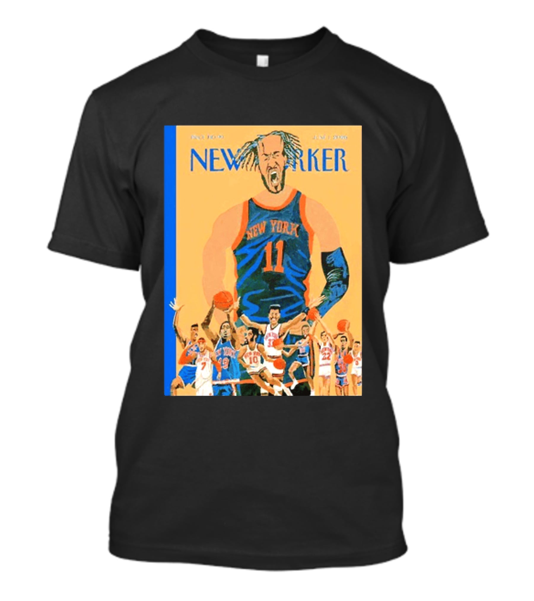 Kings Of New York Jalen Brunson New York Knicks New Yorker Issue Jan 1 2024 Basketball Players T-Shirt