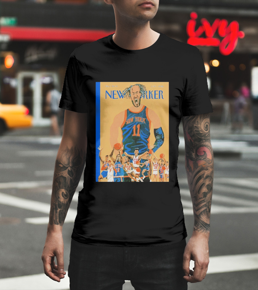 Kings Of New York Jalen Brunson New York Knicks New Yorker Issue Jan 1 2024 Basketball Players T-Shirt