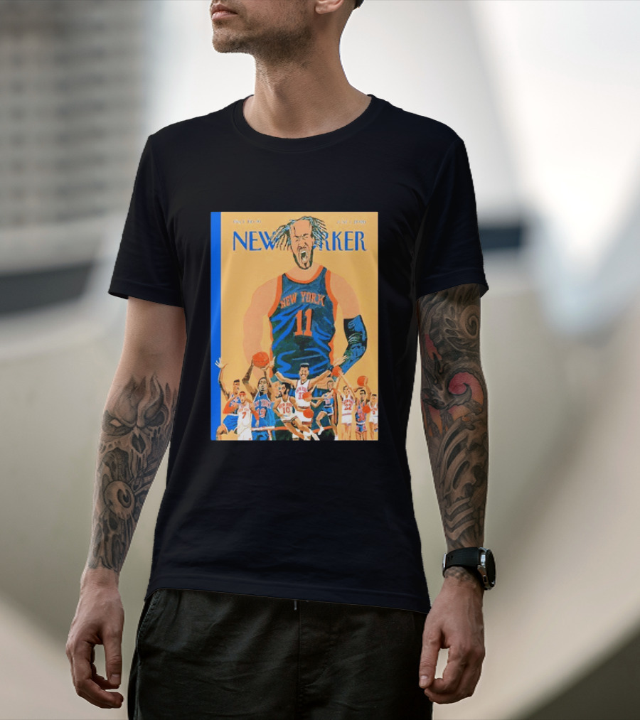 Kings Of New York Jalen Brunson New York Knicks New Yorker Issue Jan 1 2024 Basketball Players T-Shirt