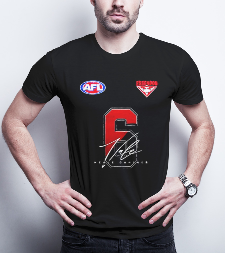 Essendon Bombers AFL Neale Daniher FightMND 6 T-Shirt