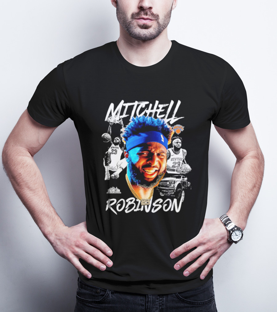 Mitchell Robinson New York Knicks NBA Basketball Player T-Shirt