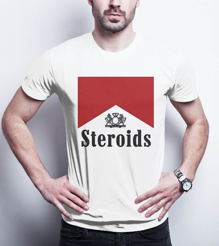 Steroids Bodybuilding Cigarette Box T-Shirt