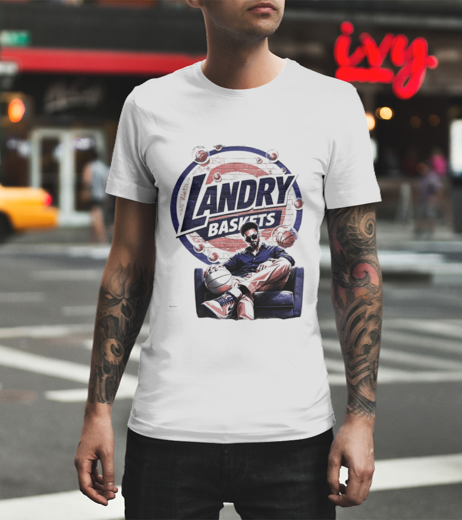 Landry Fields NBA New York Knicks Landry Baskets Basketball T-Shirt