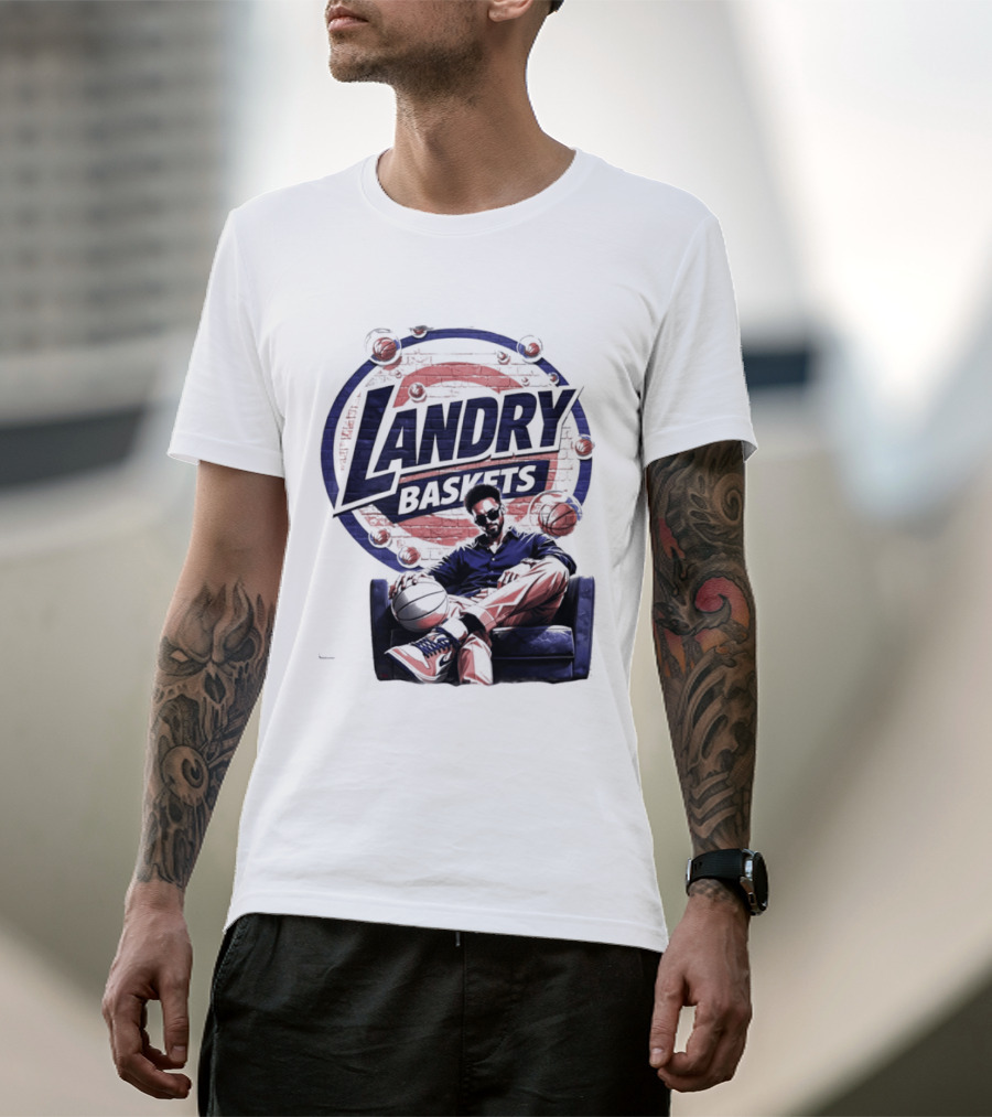 Landry Fields NBA New York Knicks Landry Baskets Basketball T-Shirt