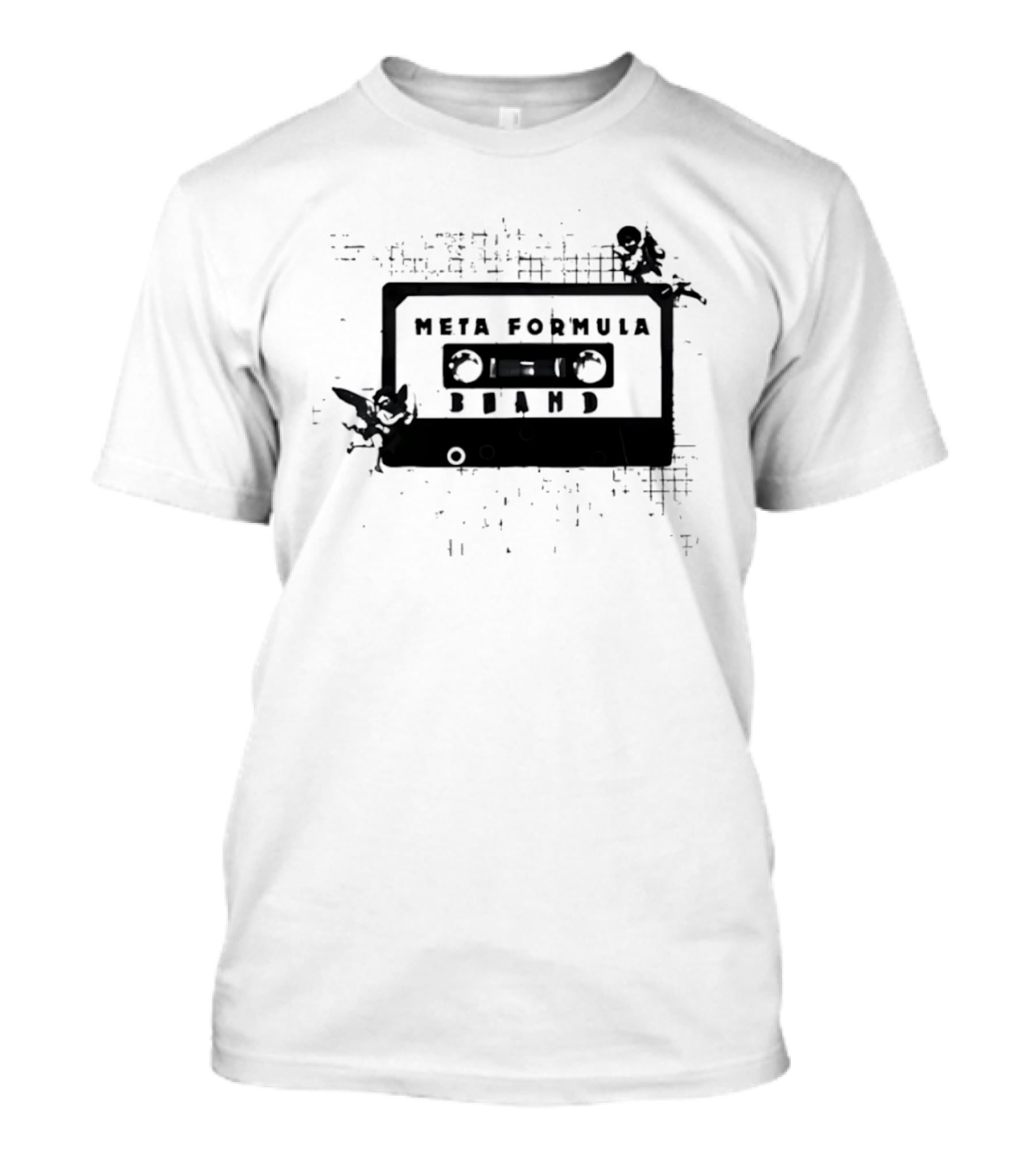 Meta Formula Brand Cassette Tape Pop Culture Aesthetic Music Nostalgia T-Shirt