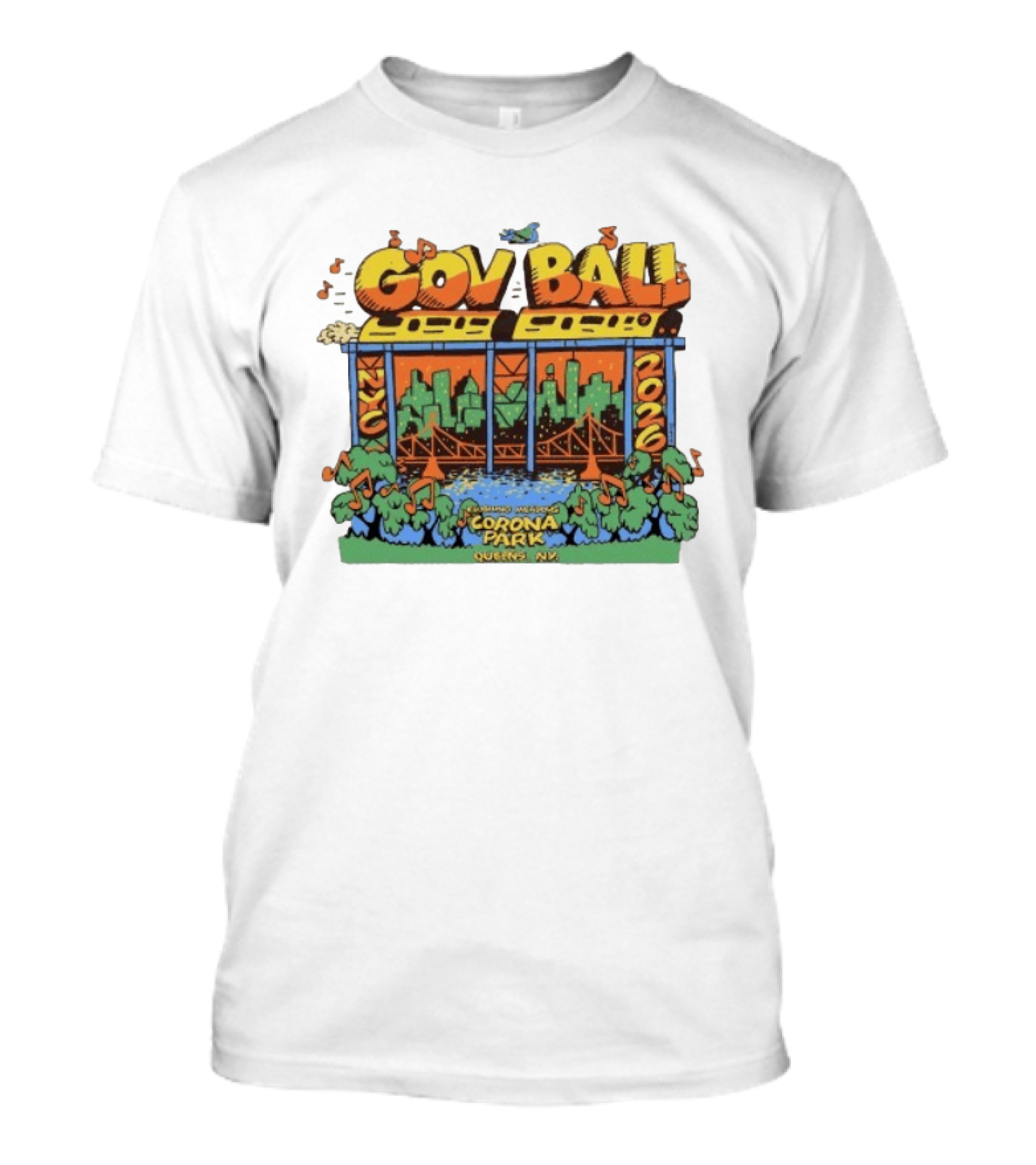 Gov Ball 2020 Flushing Meadows Corona Park Queens NY T-Shirt