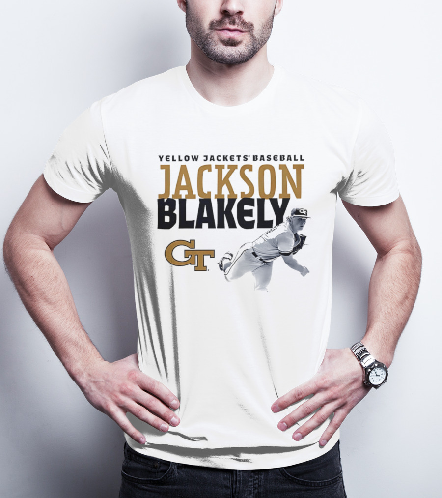 Georgia Tech Yellow Jackets Baseball Jackson Blakely GT T-Shirt