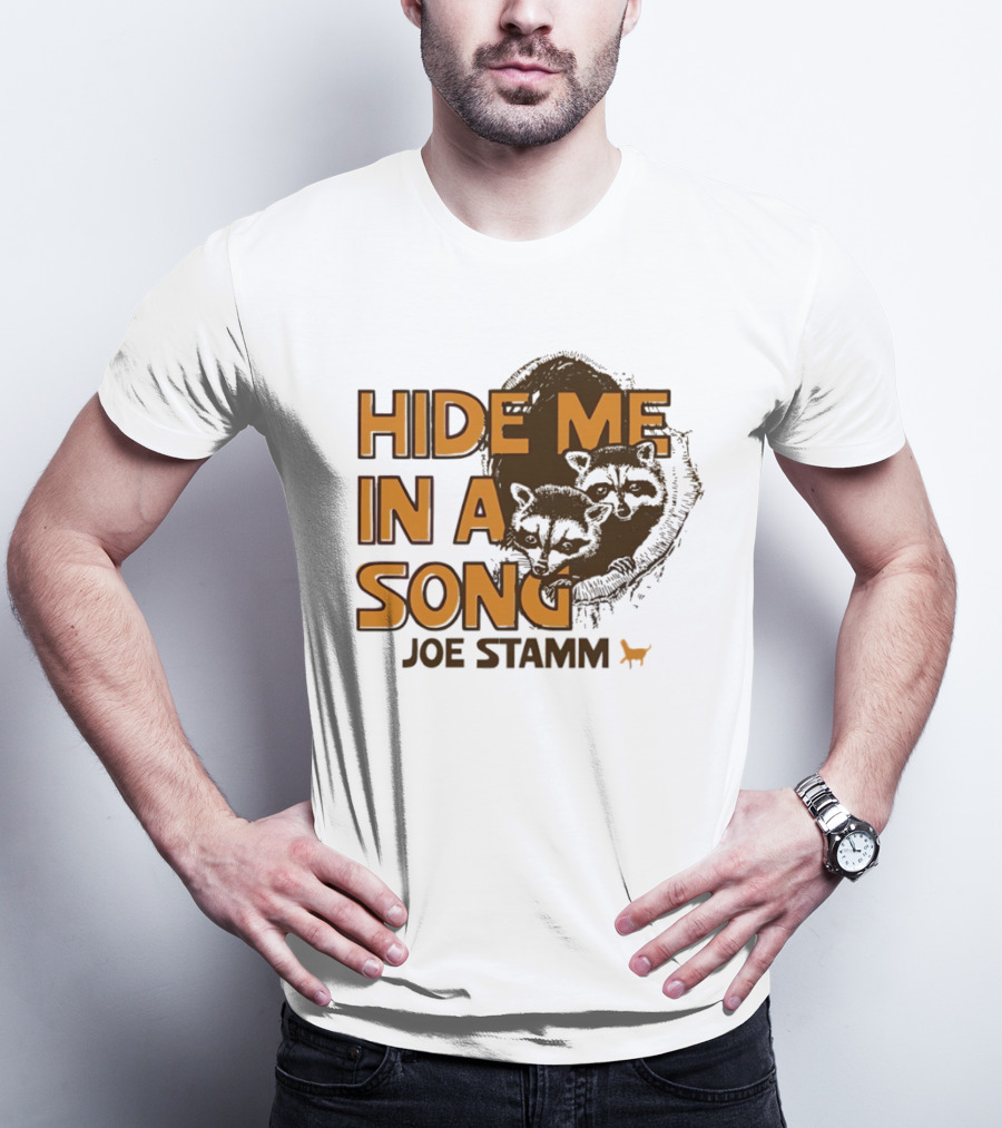 Hide Me In A Song Joe Stamm Raccoons Forest Nature T-Shirt