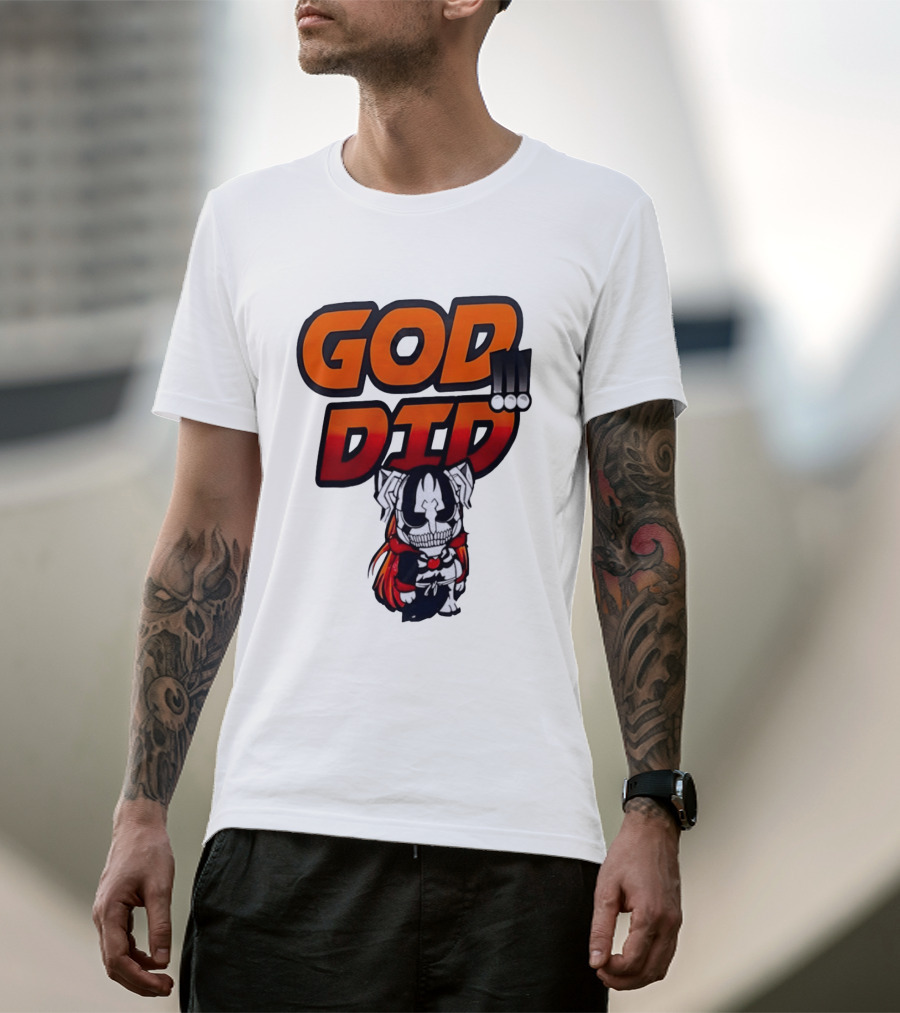 Ichigo Kurosaki God Did Bleach Anime Chibi T-Shirt