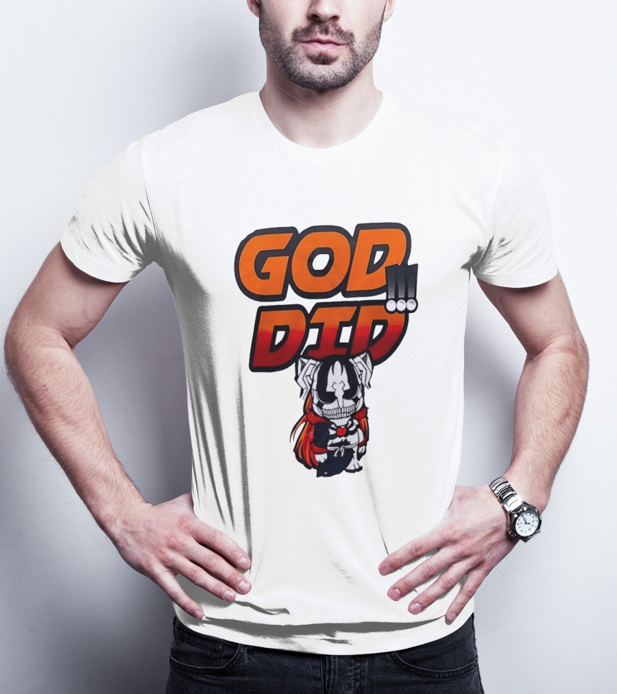 Ichigo Kurosaki God Did Bleach Anime Chibi T-Shirt