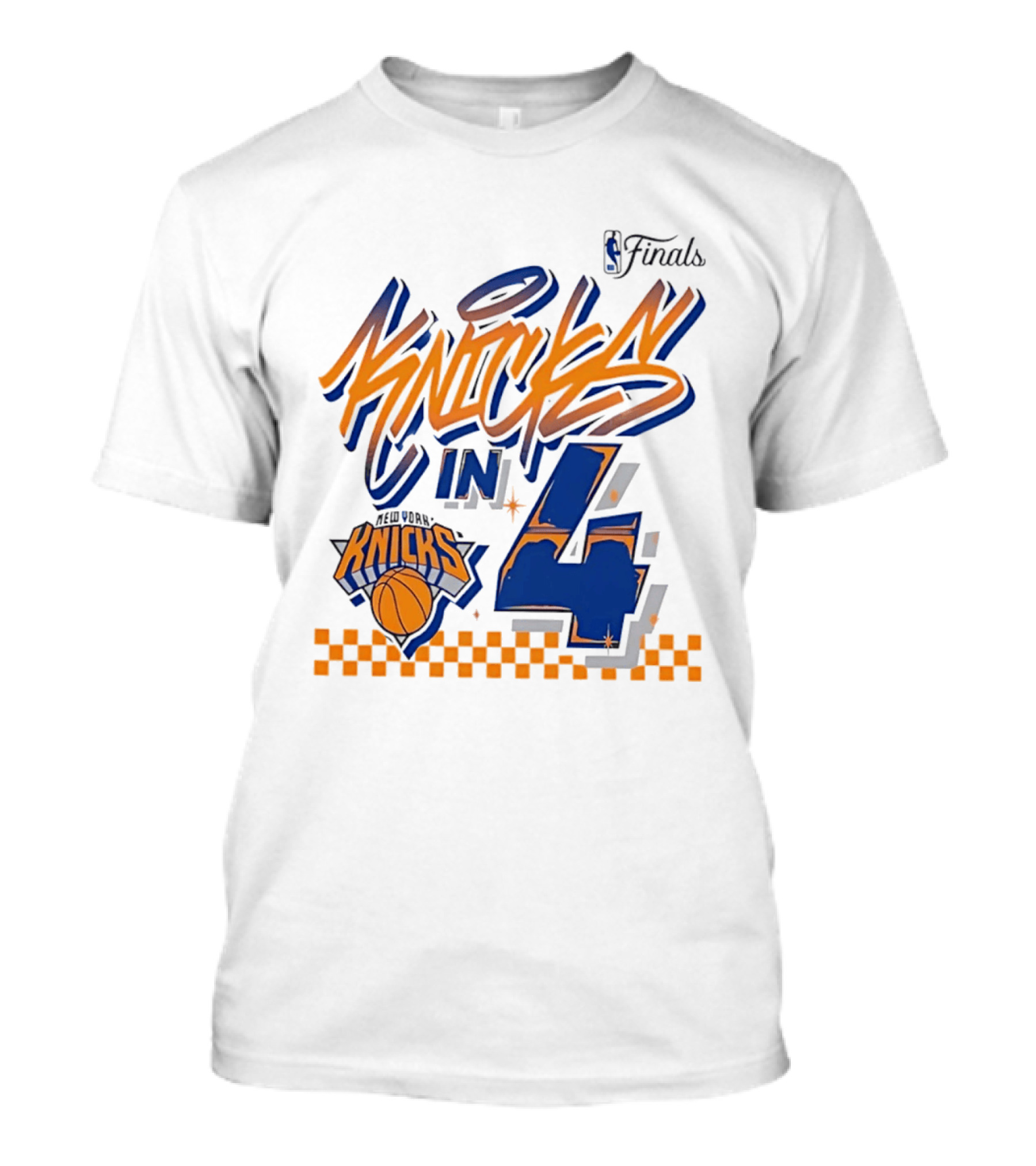 New York Knicks NBA Finals Knicks In 4 Finals Series Basketball T-Shirt