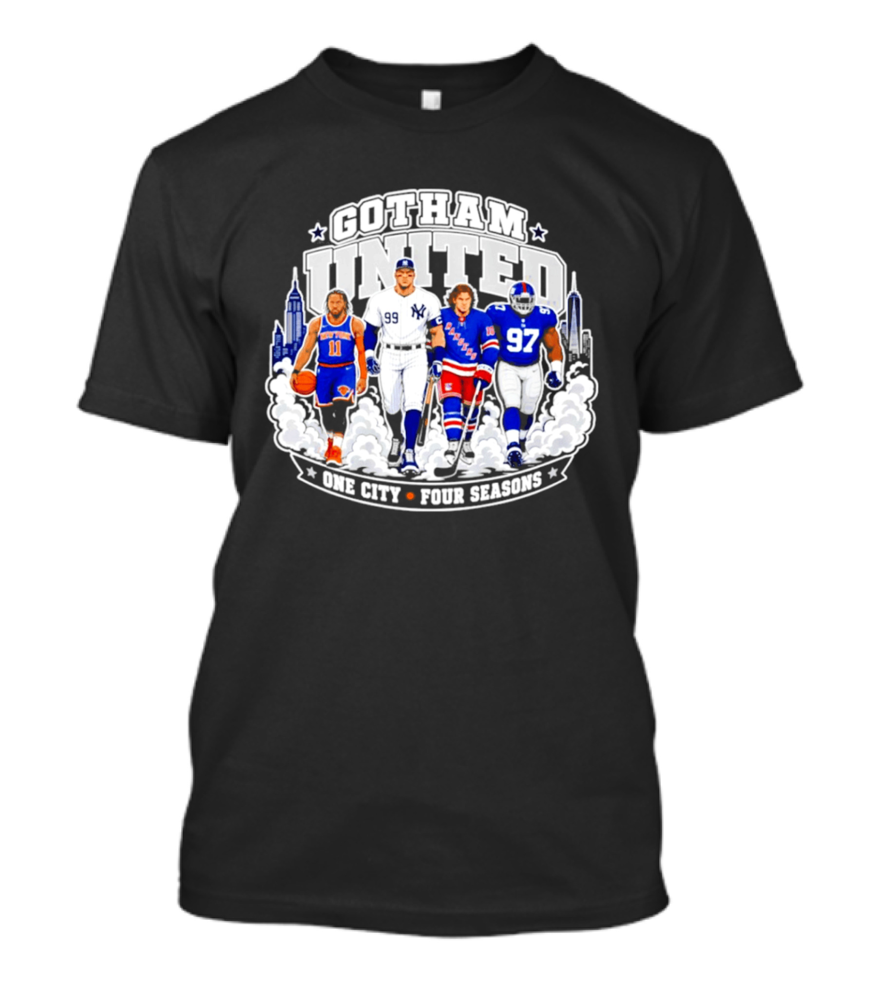 Gotham United New York One City Four Seasons T-Shirt