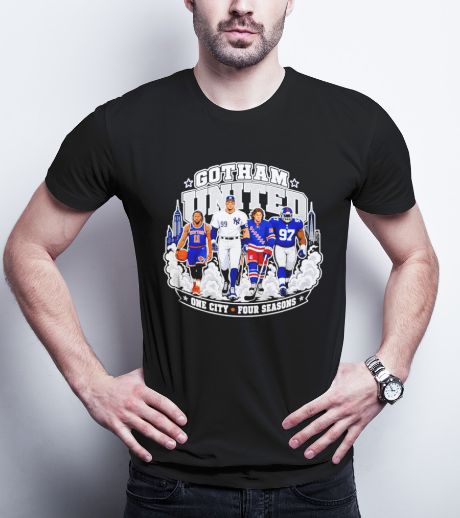 Gotham United New York One City Four Seasons T-Shirt