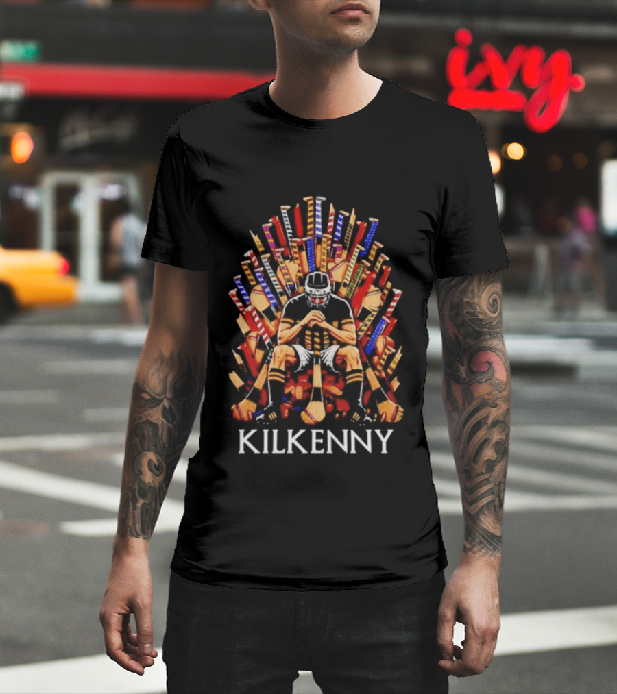 Kilkenny Hurling Iron Throne Game Of Hurls T-Shirt