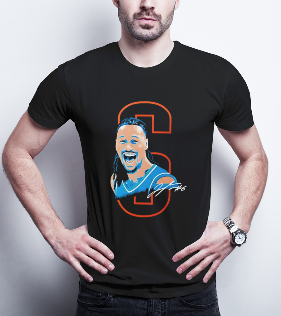 Jaylin Williams OKC Thunder #6 Cartoon T-Shirt
