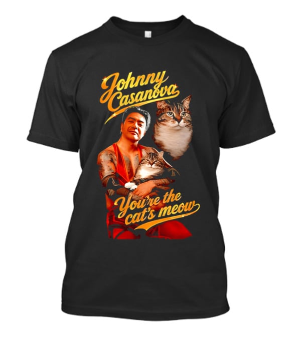 Johnny Casanova Cat's Meow JK Pop Cats T-Shirt