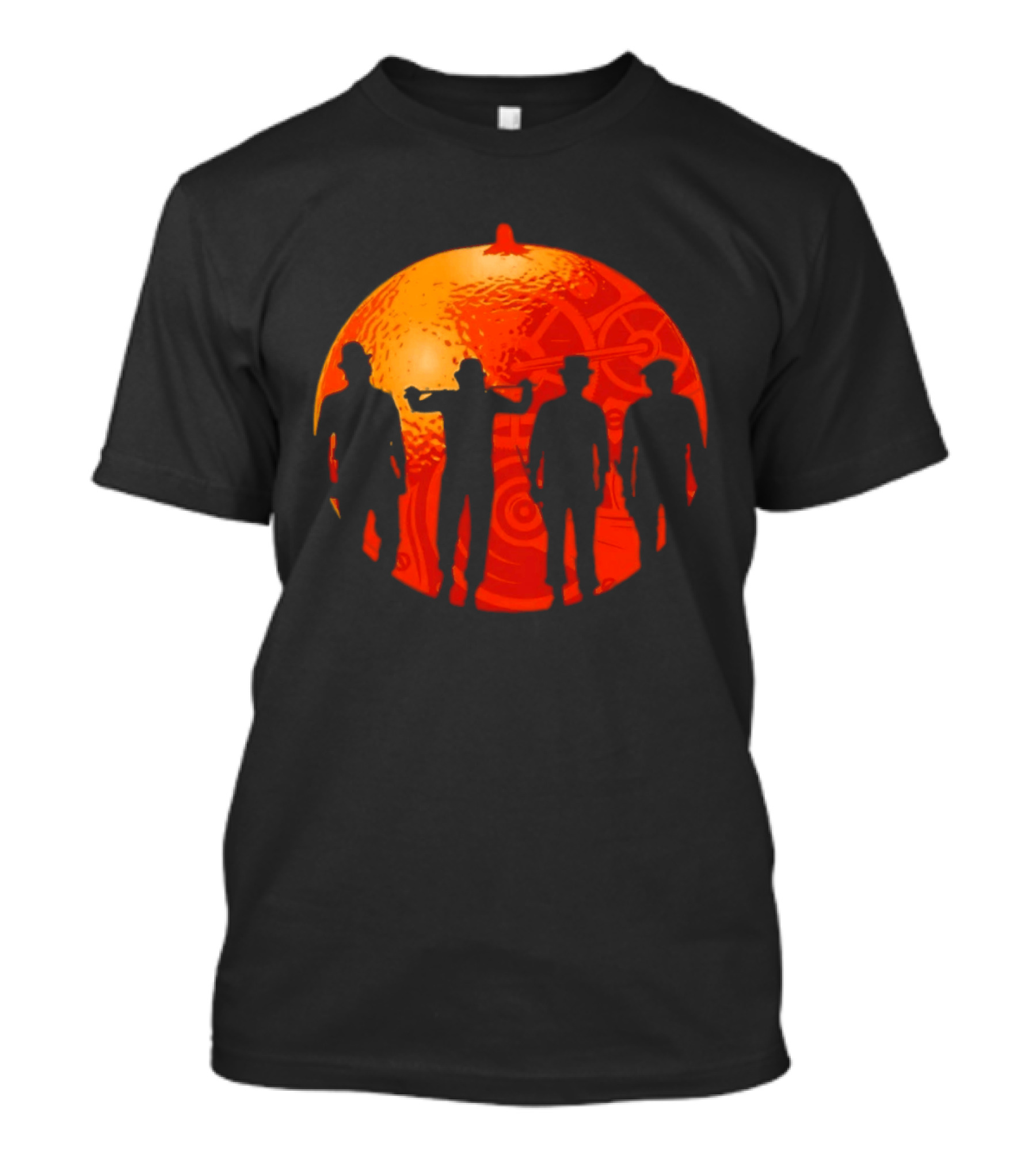 A Work Orange The Droogs Silhouettes Orange Gang T-Shirt