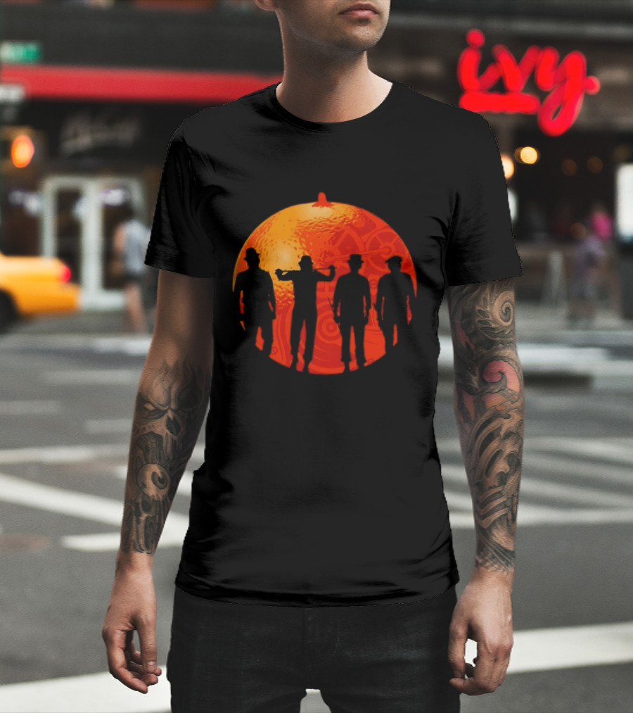 A Work Orange The Droogs Silhouettes Orange Gang T-Shirt