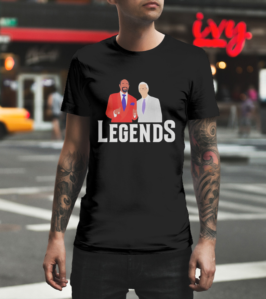 New York Knicks Legends Broadcasters Duo T-Shirt