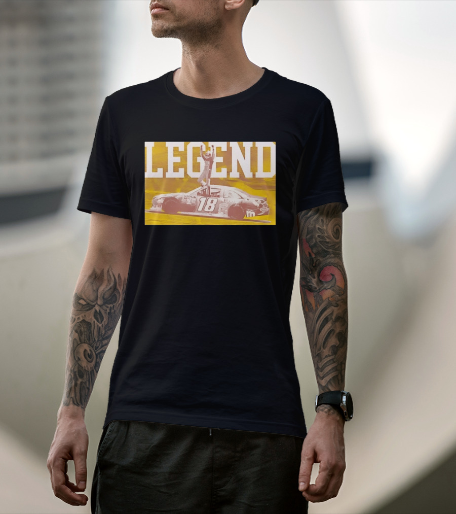 Kyle Busch 18 M&M Legend NASCAR Victory Celebration T-Shirt