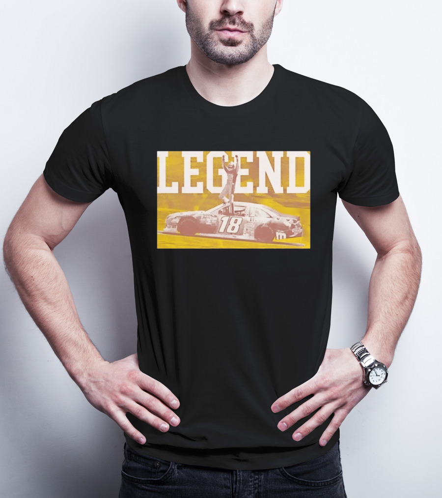 Kyle Busch 18 M&M Legend NASCAR Victory Celebration T-Shirt