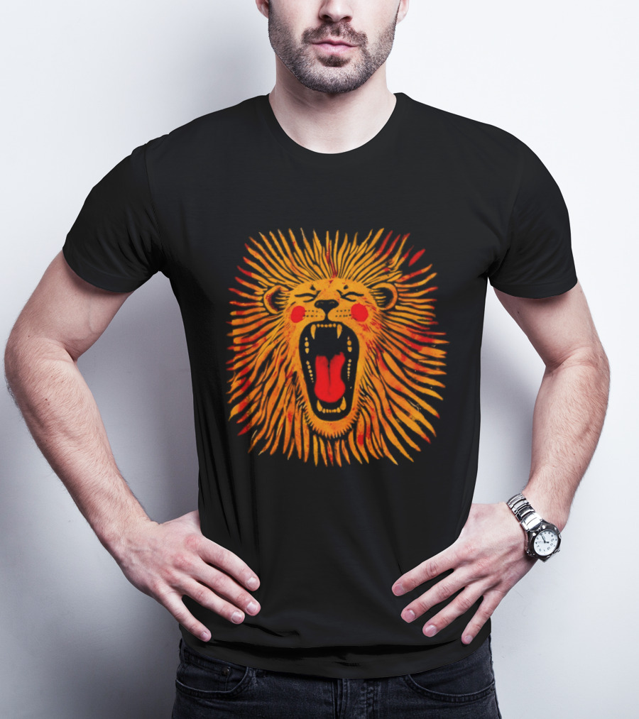Lion Wild King Roaring Fierce Majesty T-Shirt