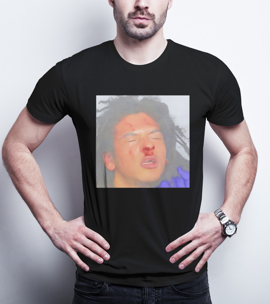 John Doe Unknown Player Generic Team Bloody Face T-Shirt