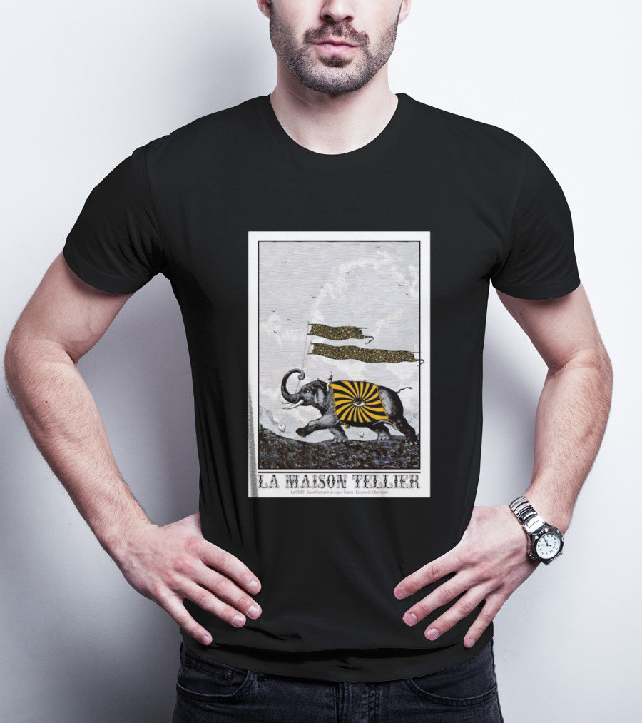 La Maison Tellier La CLEF Saint Germain En Laye Le Samedi 6 Juin 2026 Elephant T-Shirt