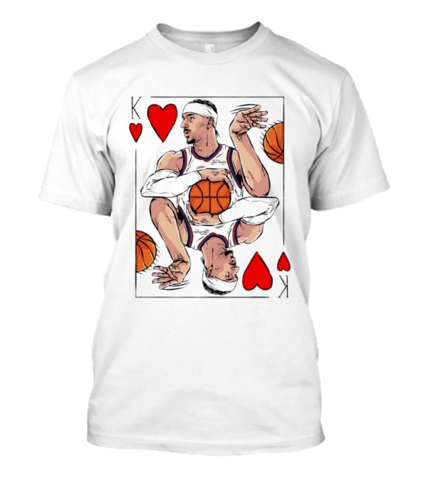 Josh Hart New York Knicks King Of Hearts NBA Card T-Shirt