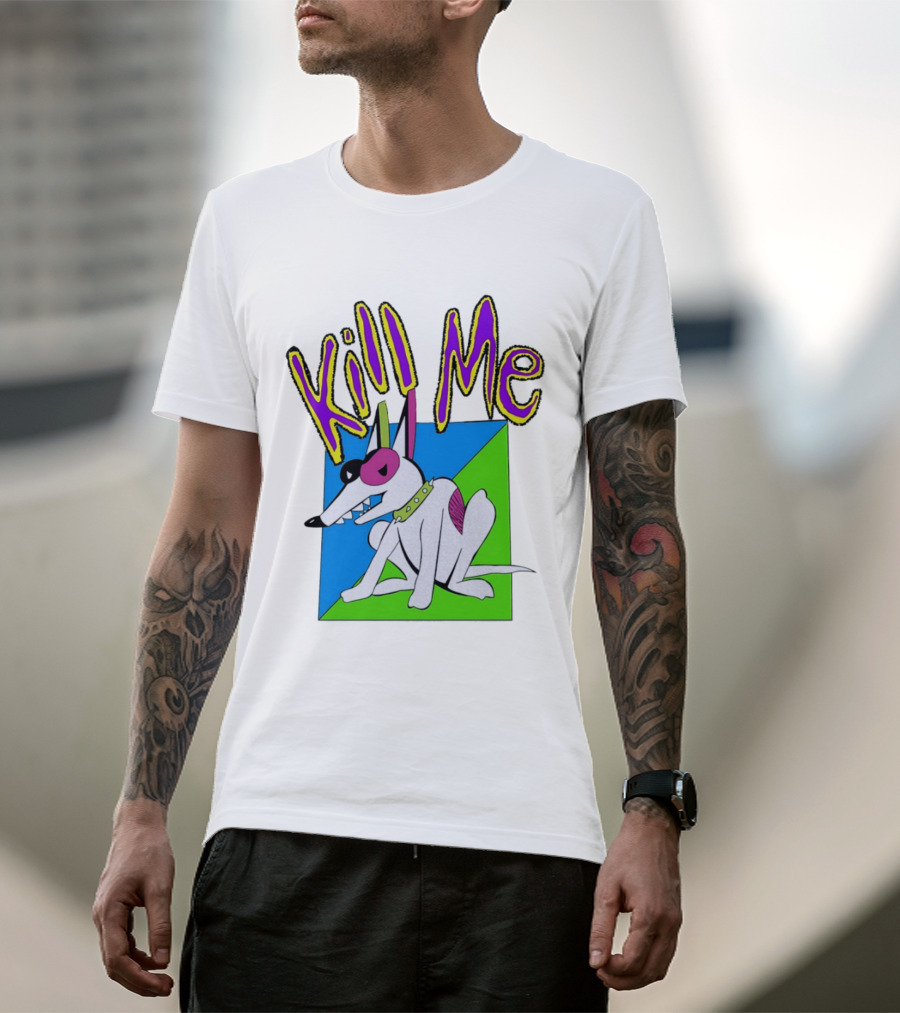 Kill Me Spuds MacKenzie Dog 1980s Pop Culture T-Shirt