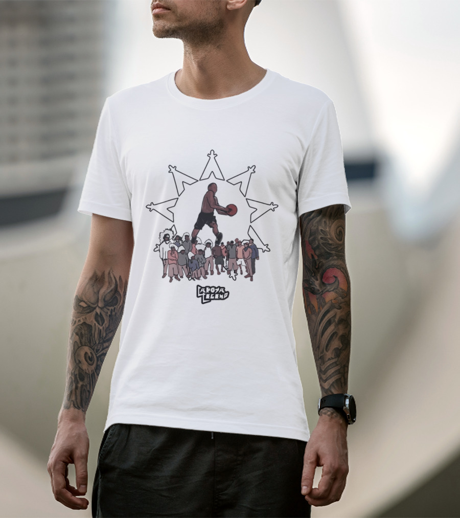 Michael Jordan Chicago Bulls NBA Lakota Legend Basketball Icon Star T-Shirt