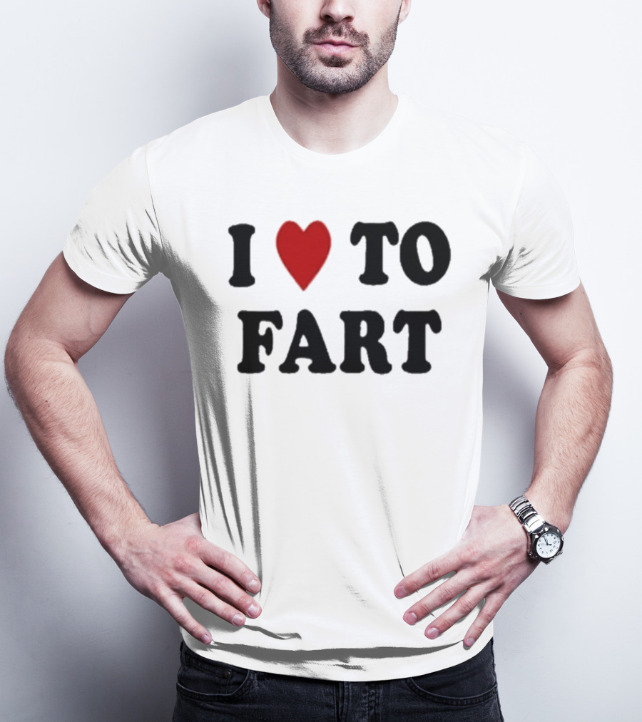 I Heart To Fart Bert Blyleven Humor T-Shirt