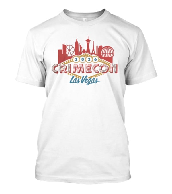 CrimeCon 2026 Las Vegas Skyline Event T-Shirt
