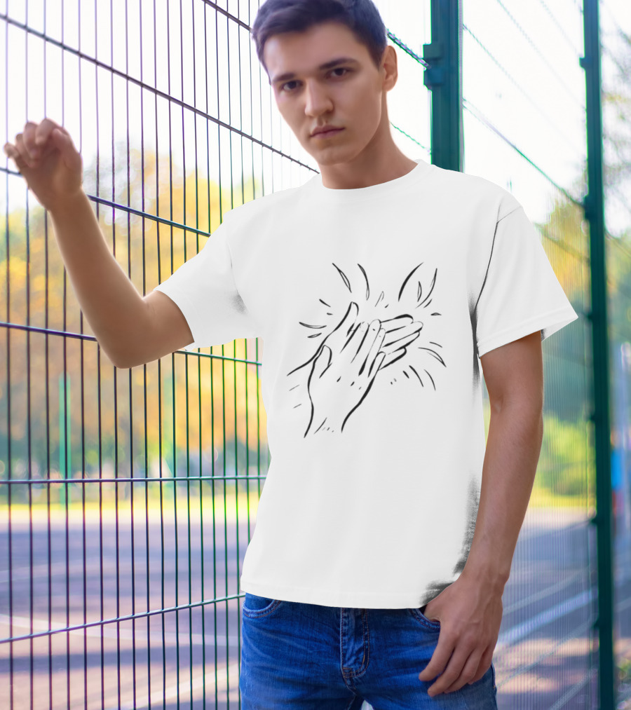 Kurtis Conner Folks Red Clapping Hands T-Shirt