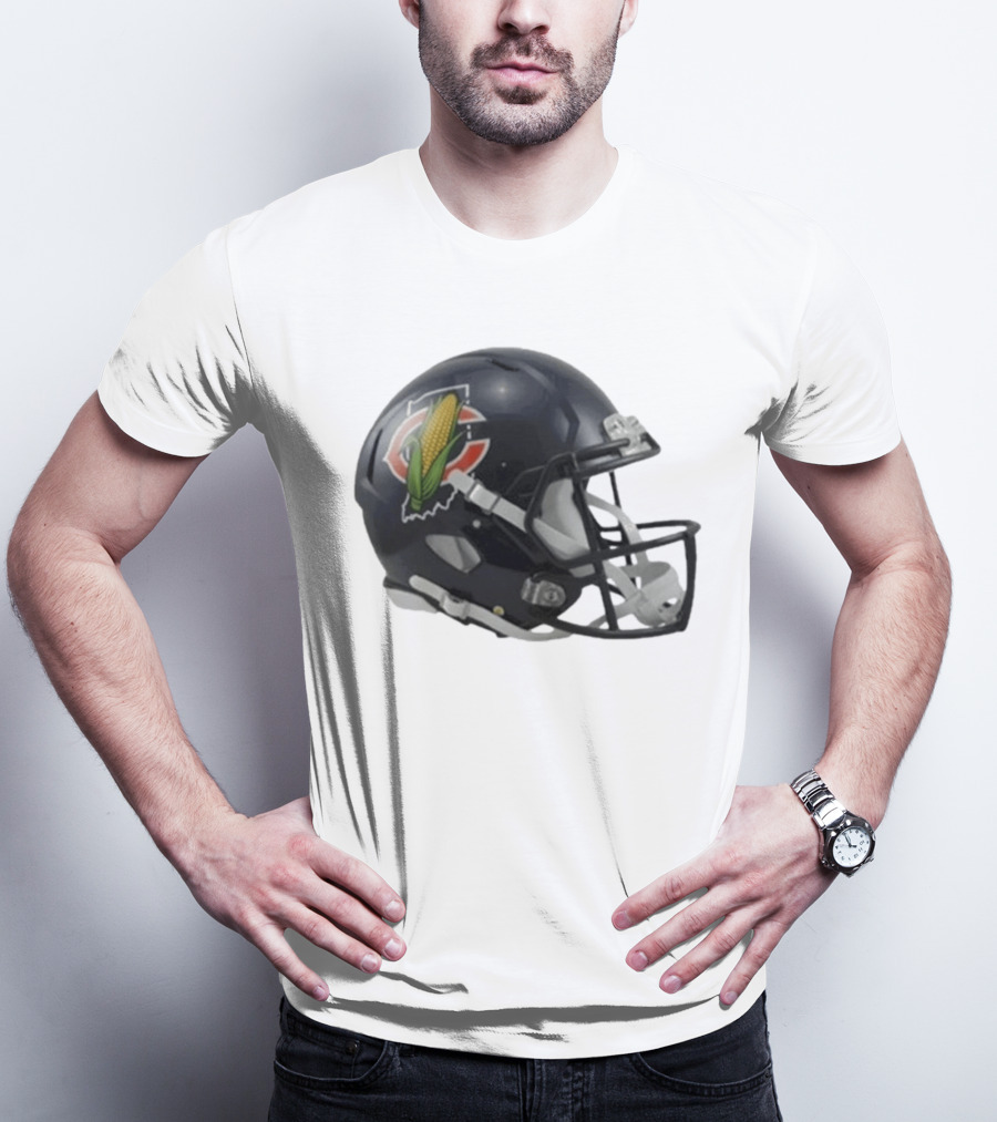 Chicago Bears Indiana Corn Helmet 2026 Edition T-Shirt