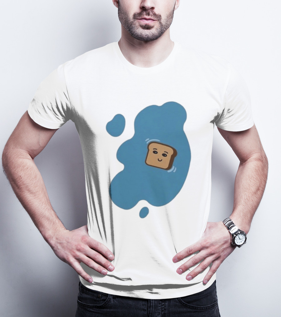 New Soggy Toast Another Spill Happy Bread In Puddle T-Shirt