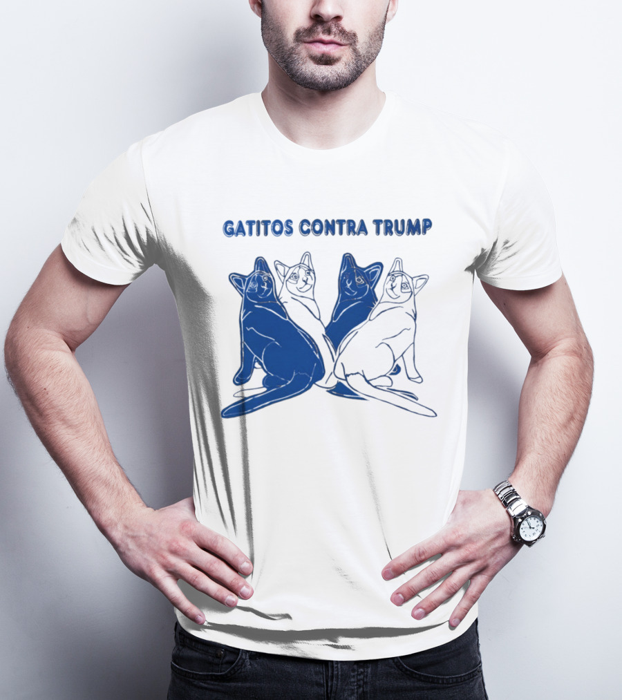 Gatitos Contra Trump Sphynx Cats T-Shirt