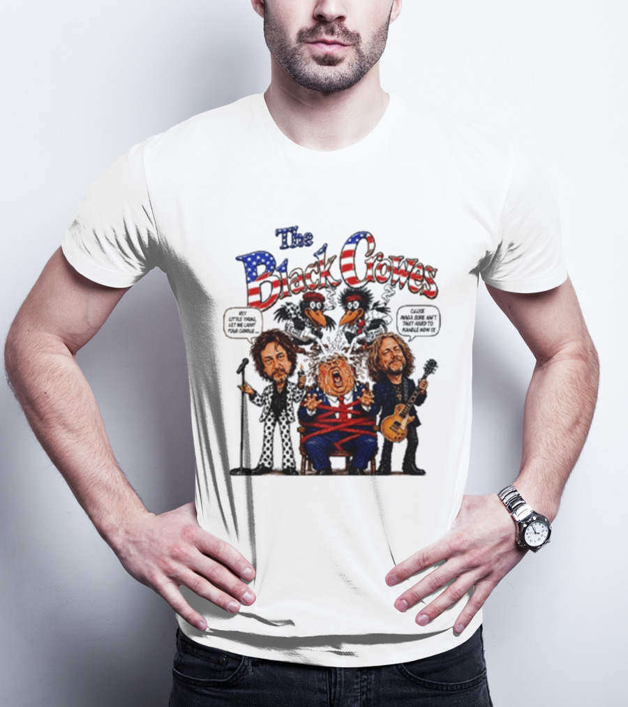 The Black Crowes Dump On Trump Political Commentary Band T-Shirt