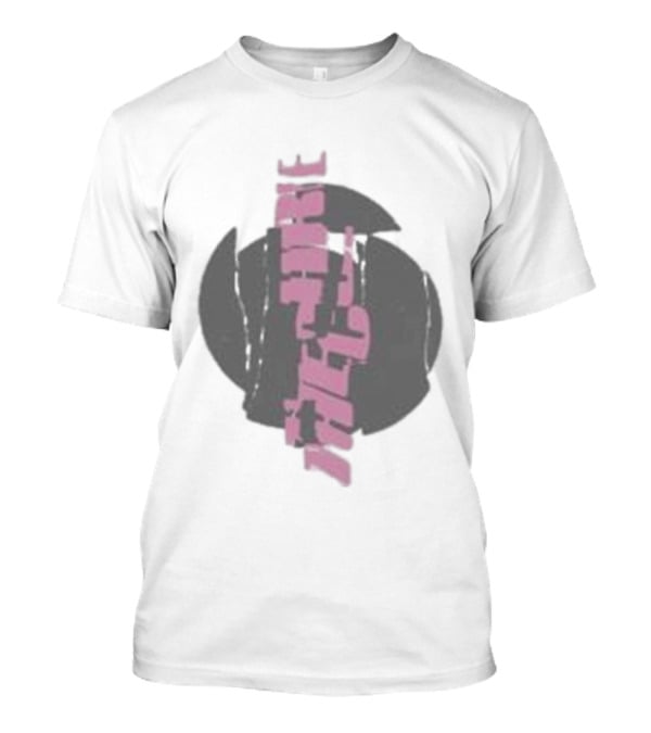 The Cure Vertical Festival Summer 2026 Black And Pink T-Shirt