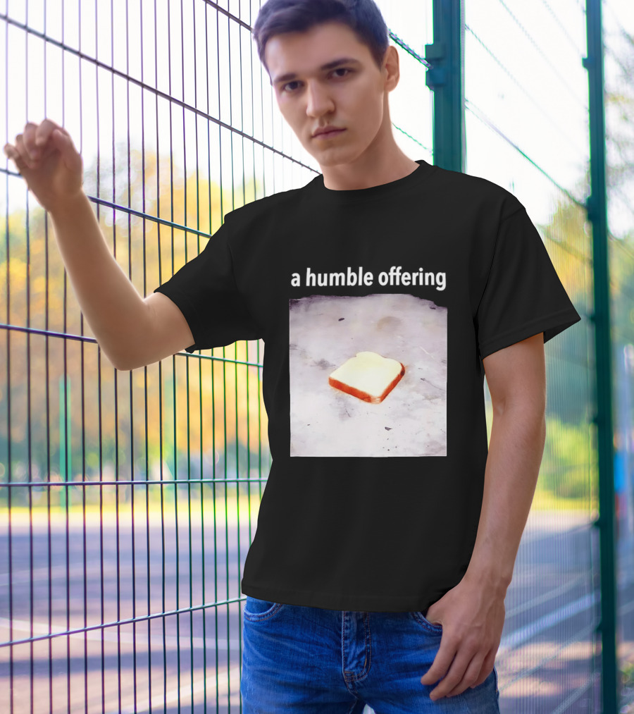 A Humble Offering Bread Slice Vintage Aesthetic T-Shirt