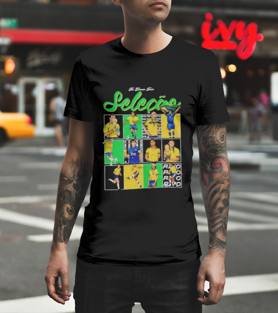 Selecao Brasil Football Legends Soccer Dream Team Series T-Shirt