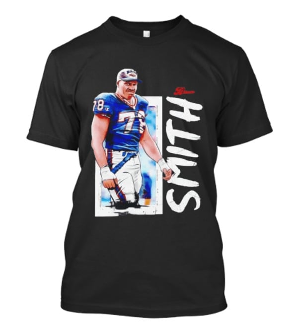 Buffalo Bills Bruce Smith 78 Sack Man NFL Legends T-Shirt