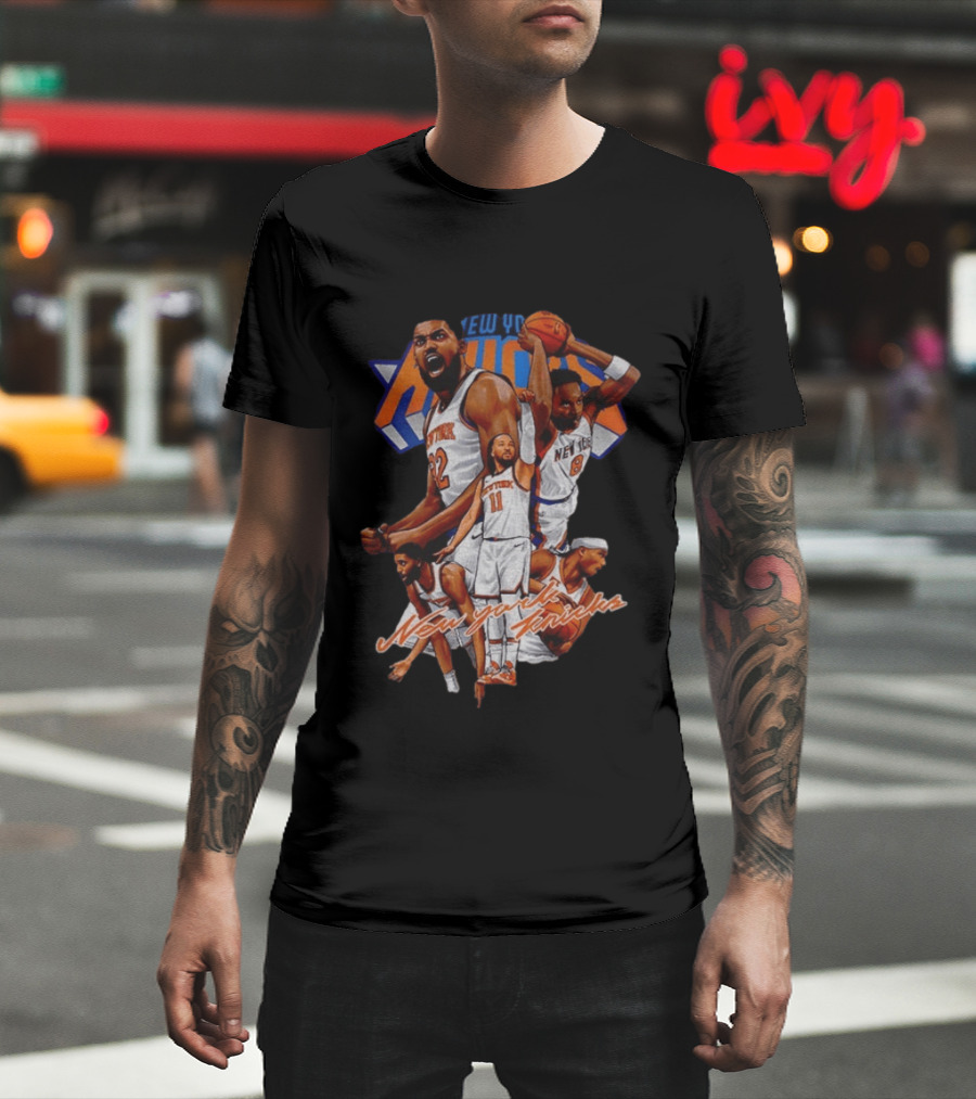 New York Knicks Basketball Players Game Day 2026 T-Shirt
